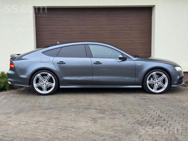 Pelēks Audi A7 Sportback 2014 Rīga, ar dzinēja tilpumu 3.00 L un nobraukumu 299 tūkst. km par 13950 €, foto 5 vietnē AUTOMOTO.COM.LV
