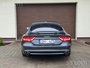 Pelēks Audi A7 Sportback 2014 Rīga, ar dzinēja tilpumu 3.00 L un nobraukumu 299 tūkst. km par 13950 €, foto 7 vietnē AUTOMOTO.COM.LV