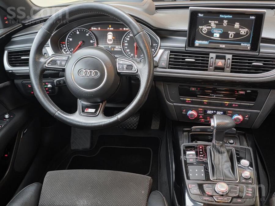 Pelēks Audi A7 Sportback 2014 Rīga, ar dzinēja tilpumu 3.00 L un nobraukumu 299 tūkst. km par 13950 €, foto 22 vietnē AUTOMOTO.COM.LV