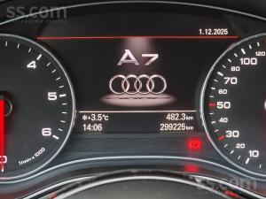 Pelēks Audi A7 Sportback 2014 Rīga, ar dzinēja tilpumu 3.00 L un nobraukumu 299 tūkst. km par 13950 €, foto 35 vietnē AUTOMOTO.COM.LV