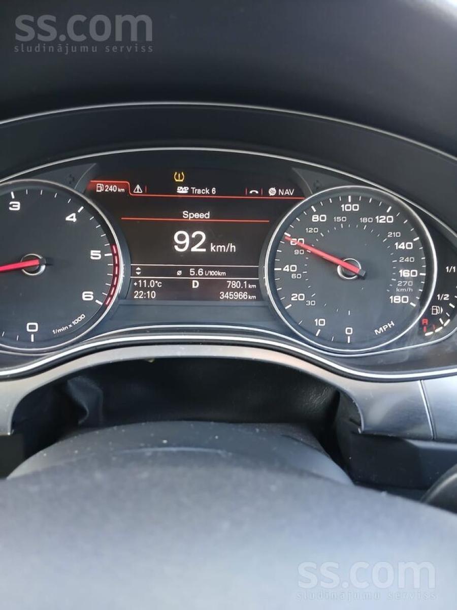 Pelēks Audi A7 Sportback 2014 Valmiera, ar dzinēja tilpumu 3.00 L un nobraukumu 350 tūkst. km par 4750 €, foto 5 vietnē AUTOMOTO.COM.LV