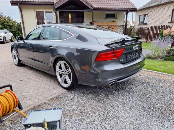 Grey Audi A7 Sportback 2014 in Kaunas, with an engine capacity of 3.00 L and mileage of 199 thousand km for 14300 €, photo 11 on AUTOMOTO.COM.LV