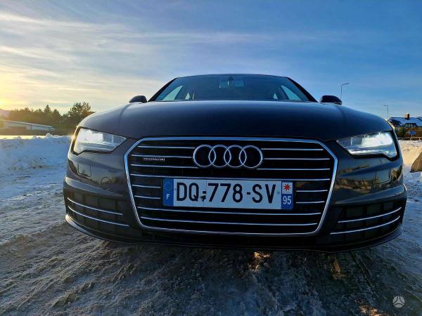 Pelēks Audi A7 Sportback 2015 Klaipėda, ar dzinēja tilpumu 3.00 L un nobraukumu 215 tūkst. km par 15850 €, foto 3 vietnē AUTOMOTO.COM.LV