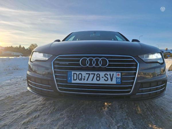Pelēks Audi A7 Sportback 2015 Klaipėda, ar dzinēja tilpumu 3.00 L un nobraukumu 215 tūkst. km par 15850 €, foto 10 vietnē AUTOMOTO.COM.LV