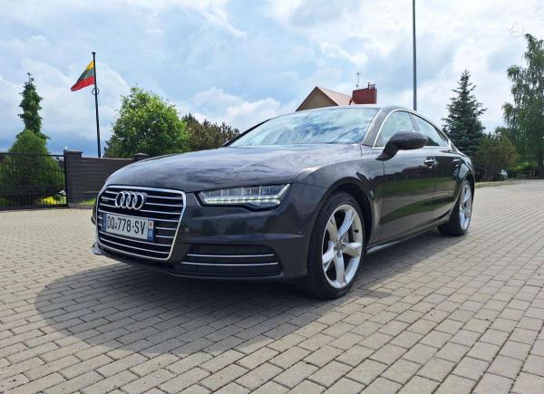 Pelēks Audi A7 Sportback 2015 Klaipėda, ar dzinēja tilpumu 3.00 L un nobraukumu 200 tūkst. km par 15800 €, foto 1 vietnē AUTOMOTO.COM.LV