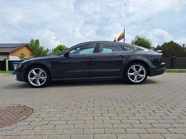 Pelēks Audi A7 Sportback 2015 Klaipėda, ar dzinēja tilpumu 3.00 L un nobraukumu 200 tūkst. km par 15800 €, foto 6 vietnē AUTOMOTO.COM.LV