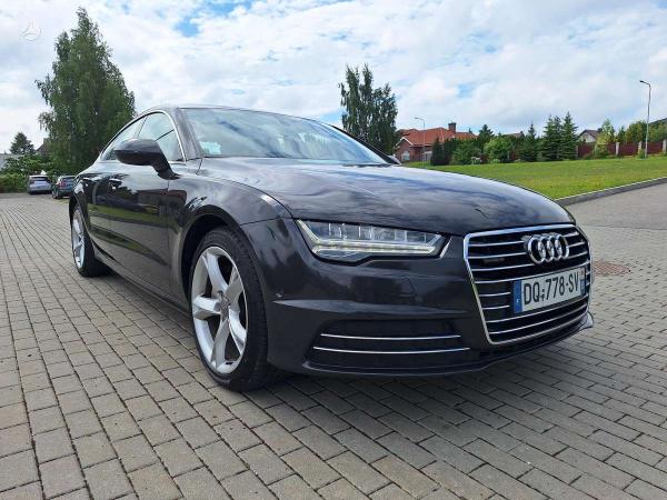 Pelēks Audi A7 Sportback 2015 Klaipėda, ar dzinēja tilpumu 3.00 L un nobraukumu 200 tūkst. km par 15800 €, foto 7 vietnē AUTOMOTO.COM.LV