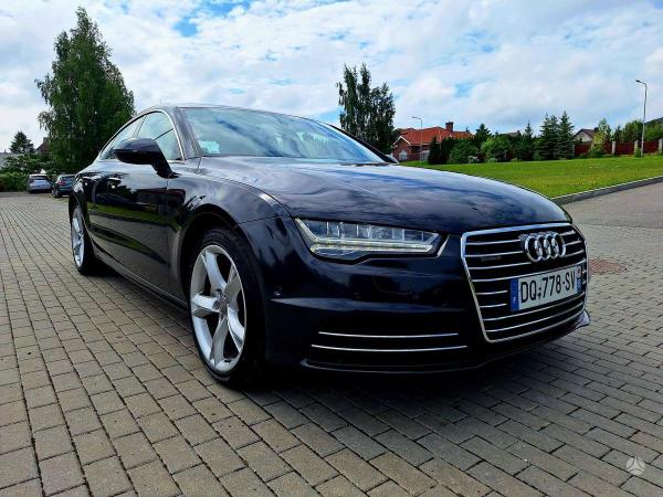 Grey Audi A7 Sportback 2015 in Klaipeda, with an engine capacity of 3.00 L and mileage of 200 thousand km for 15700 €, photo 9 on AUTOMOTO.COM.LV