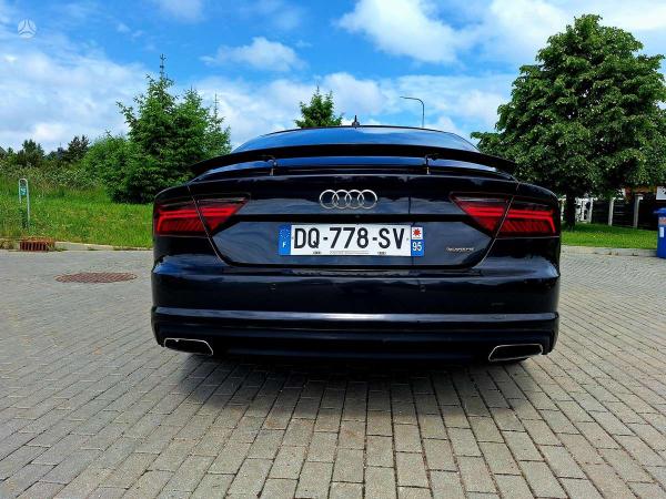 Grey Audi A7 Sportback 2015 in Klaipeda, with an engine capacity of 3.00 L and mileage of 200 thousand km for 15700 €, photo 10 on AUTOMOTO.COM.LV