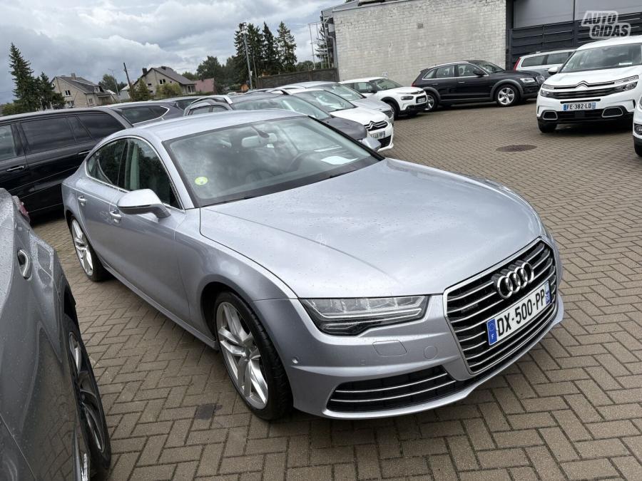 Pelēks Audi A7 Sportback 2015 Tauragė, ar dzinēja tilpumu 2.90 L un nobraukumu 190 tūkst. km par 17500 €, foto 4 vietnē AUTOMOTO.COM.LV