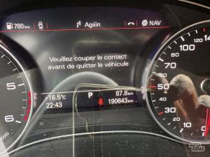 Pelēks Audi A7 Sportback 2015 Tauragė, ar dzinēja tilpumu 2.90 L un nobraukumu 190 tūkst. km par 17500 €, foto 7 vietnē AUTOMOTO.COM.LV