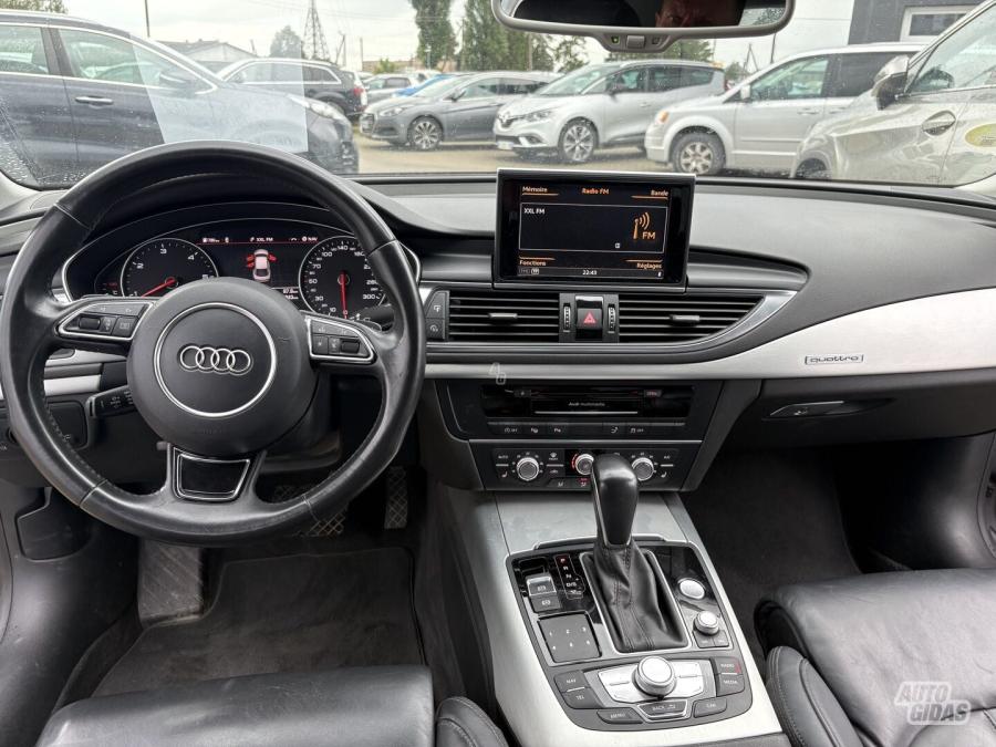 Pelēks Audi A7 Sportback 2015 Tauragė, ar dzinēja tilpumu 2.90 L un nobraukumu 190 tūkst. km par 17500 €, foto 9 vietnē AUTOMOTO.COM.LV