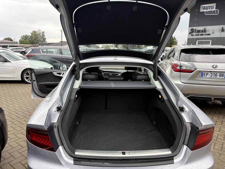 Pelēks Audi A7 Sportback 2015 Tauragė, ar dzinēja tilpumu 2.90 L un nobraukumu 190 tūkst. km par 17500 €, foto 17 vietnē AUTOMOTO.COM.LV