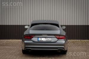 Grey Audi A7 Sportback 2016 in Talsi, with an engine capacity of 3.00 L and mileage of 281 thousand km for 17990 €, photo 5 on AUTOMOTO.COM.LV