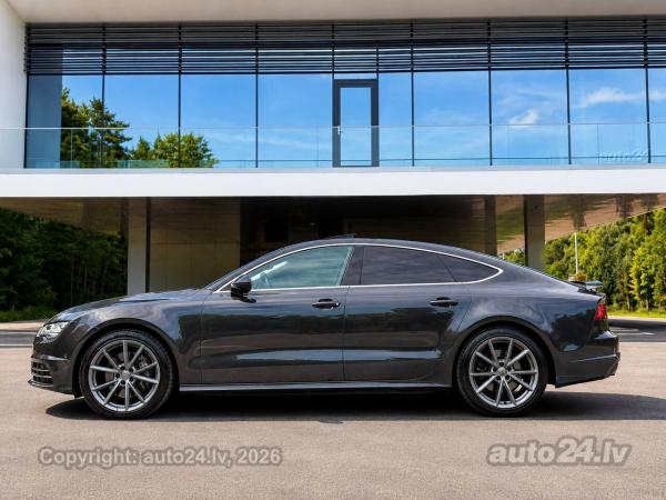 Grey Audi A7 Sportback 2016 in Tallinn, with an engine capacity of 3.00 L and mileage of 224 thousand km for 18998 €, photo 5 on AUTOMOTO.COM.LV
