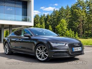 Grey Audi A7 Sportback 2016 in Tallinn, with an engine capacity of 3.00 L and mileage of 224 thousand km for 18998 €, photo 8 on AUTOMOTO.COM.LV