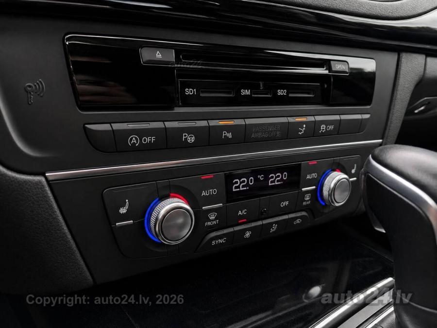 Grey Audi A7 Sportback 2016 in Tallinn, with an engine capacity of 3.00 L and mileage of 224 thousand km for 18998 €, photo 18 on AUTOMOTO.COM.LV