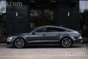 Pelēks Audi A7 Sportback 2017 Rīga, ar dzinēja tilpumu 3.00 L un nobraukumu 215 tūkst. km par 19000 €, foto 3 vietnē AUTOMOTO.COM.LV