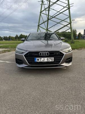 Grey Audi A7 Sportback 2018 in Riga, with an engine capacity of 3.00 L and mileage of 155 thousand km for 32000 €, photo 4 on AUTOMOTO.COM.LV