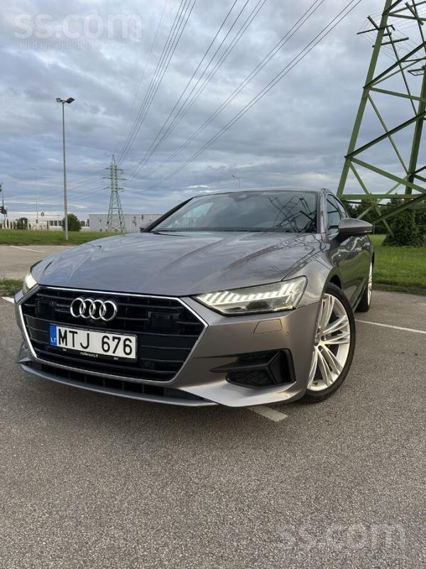 Grey Audi A7 Sportback 2018 in Riga, with an engine capacity of 3.00 L and mileage of 155 thousand km for 32000 €, photo 5 on AUTOMOTO.COM.LV
