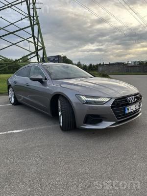 Grey Audi A7 Sportback 2018 in Riga, with an engine capacity of 3.00 L and mileage of 155 thousand km for 32000 €, photo 7 on AUTOMOTO.COM.LV