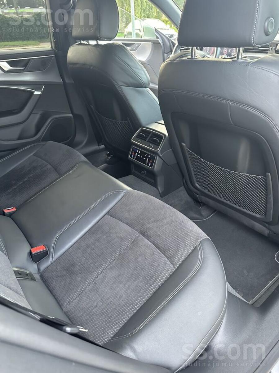 Grey Audi A7 Sportback 2018 in Riga, with an engine capacity of 3.00 L and mileage of 155 thousand km for 32000 €, photo 17 on AUTOMOTO.COM.LV