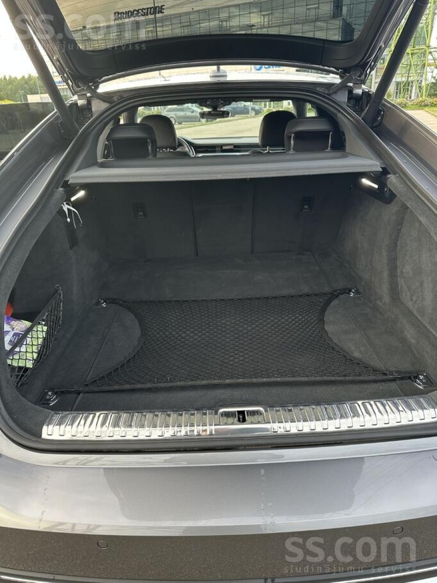 Grey Audi A7 Sportback 2018 in Riga, with an engine capacity of 3.00 L and mileage of 155 thousand km for 32000 €, photo 23 on AUTOMOTO.COM.LV