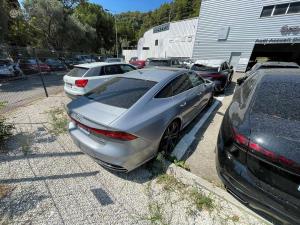 Grey Audi A7 Sportback 2018 in Vilnius, with an engine capacity of 3.00 L and mileage of 202 thousand km for 22390 €, photo 5 on AUTOMOTO.COM.LV