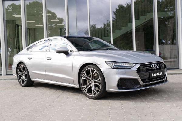 Grey Audi A7 Sportback 2018 in Vilnius, with an engine capacity of 3.00 L and mileage of 204 thousand km for 18950 €, photo 9 on AUTOMOTO.COM.LV