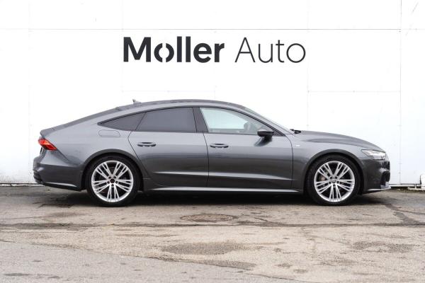 Grey Audi A7 Sportback 2018 in Riga, with an engine capacity of 3.00 L and mileage of 110 thousand km for 32950 €, photo 6 on AUTOMOTO.COM.LV