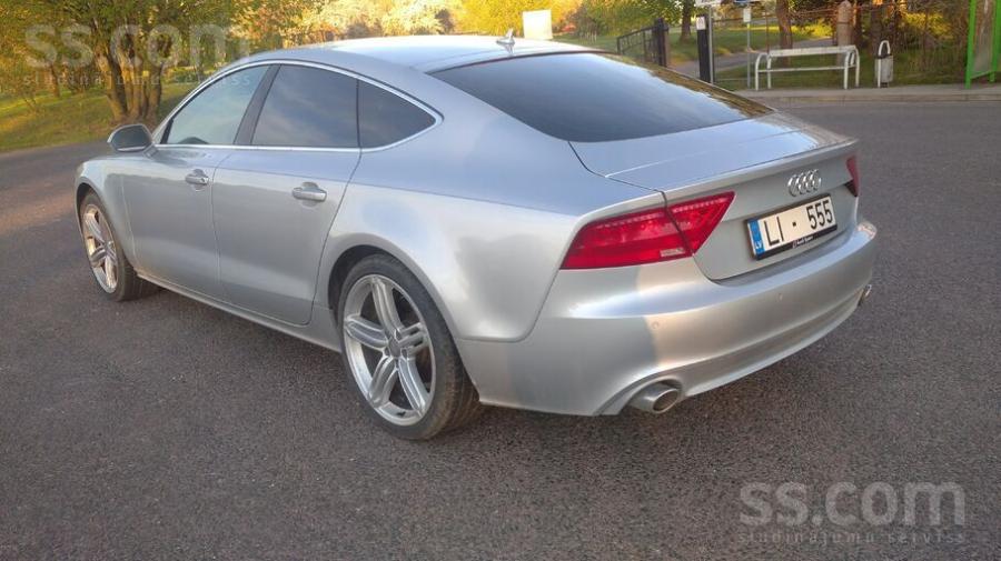 Audi A7 Sportback 2012 Jēkabpils, ar dzinēja tilpumu 3.00 L un nobraukumu 272 tūkst. km par 11500 €, foto 5 vietnē AUTOMOTO.COM.LV
