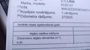 Audi A7 Sportback 2012 Jēkabpils, ar dzinēja tilpumu 3.00 L un nobraukumu 272 tūkst. km par 11500 €, foto 34 vietnē AUTOMOTO.COM.LV