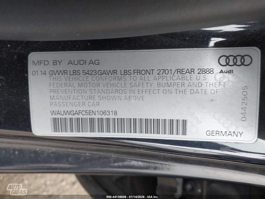 Audi A7 Sportback 2014 Viļņa, ar dzinēja tilpumu 3.00 L un nobraukumu 162 tūkst. km par 6550 €, foto 8 vietnē AUTOMOTO.COM.LV
