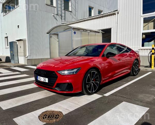 Sarkans Audi A7 Sportback 2020 Rīga, ar dzinēja tilpumu 2.00 L un nobraukumu 103 tūkst. km par 42400 €, foto 1 vietnē AUTOMOTO.COM.LV