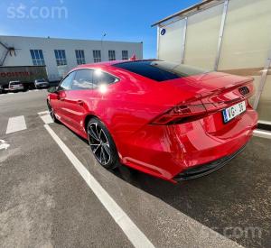 Sarkans Audi A7 Sportback 2020 Rīga, ar dzinēja tilpumu 2.00 L un nobraukumu 103 tūkst. km par 42400 €, foto 4 vietnē AUTOMOTO.COM.LV