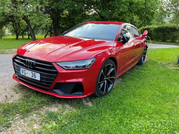Sarkans Audi A7 Sportback 2020 Rīga, ar dzinēja tilpumu 2.00 L un nobraukumu 103 tūkst. km par 42400 €, foto 4 vietnē AUTOMOTO.COM.LV