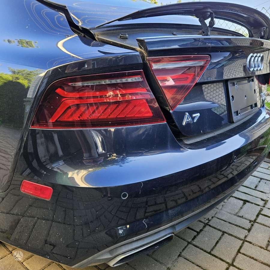Violets Audi A7 Sportback 2016 Kauņa, ar dzinēja tilpumu 3.00 L un nobraukumu 126 tūkst. km par 7500 €, foto 5 vietnē AUTOMOTO.COM.LV