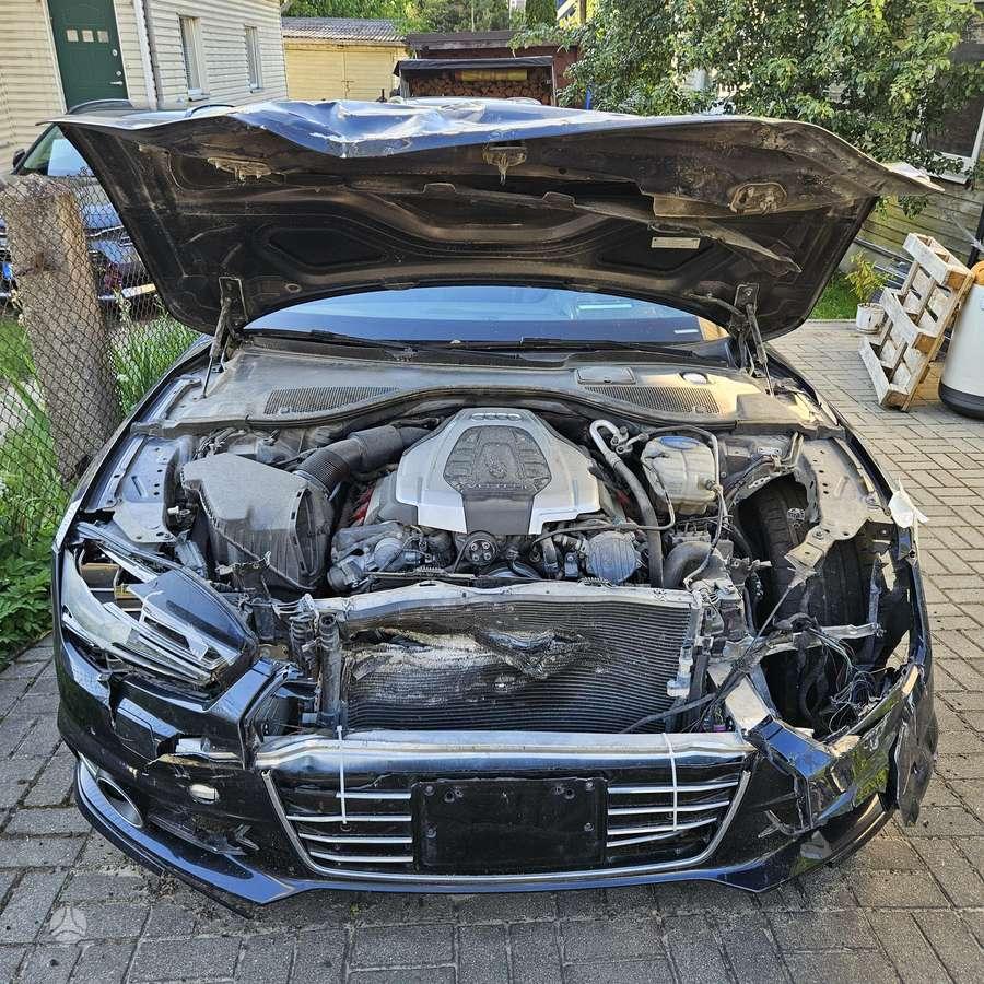 Violets Audi A7 Sportback 2016 Kauņa, ar dzinēja tilpumu 3.00 L un nobraukumu 126 tūkst. km par 7500 €, foto 6 vietnē AUTOMOTO.COM.LV