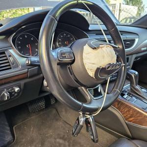 Violets Audi A7 Sportback 2016 Kauņa, ar dzinēja tilpumu 3.00 L un nobraukumu 126 tūkst. km par 7500 €, foto 14 vietnē AUTOMOTO.COM.LV