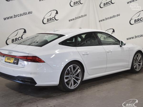 Balts Audi A7 Sportback 2018 Rīga, ar dzinēja tilpumu 3.00 L un nobraukumu 99 tūkst. km par 33000 €, foto 2 vietnē AUTOMOTO.COM.LV
