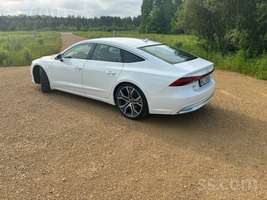 Balts Audi A7 Sportback 2021 Cēsis, ar dzinēja tilpumu 2.00 L un nobraukumu 118 tūkst. km par 28900 €, foto 2 vietnē AUTOMOTO.COM.LV