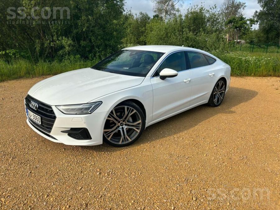 Balts Audi A7 Sportback 2021 Cēsis, ar dzinēja tilpumu 2.00 L un nobraukumu 118 tūkst. km par 28900 €, foto 5 vietnē AUTOMOTO.COM.LV