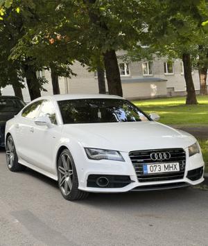 White Audi A7 Sportback 2011 in Narva, with an engine capacity of 0.00 L and mileage of 272 thousand km for 12500 €, photo 4 on AUTOMOTO.COM.LV