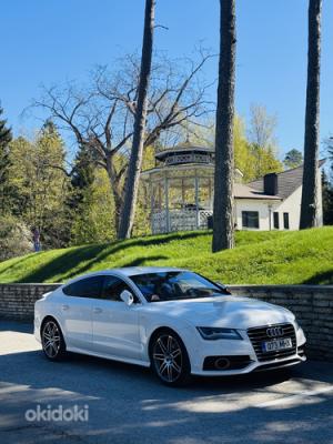White Audi A7 Sportback 2011 in Narva, with an engine capacity of 0.00 L and mileage of 272 thousand km for 12500 €, photo 6 on AUTOMOTO.COM.LV