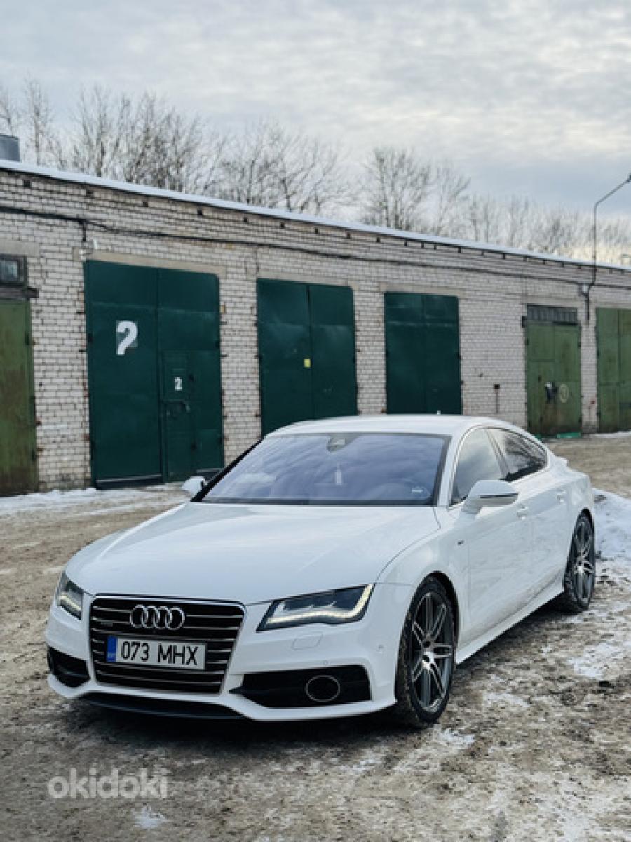 White Audi A7 Sportback 2011 in Narva, with an engine capacity of 0.00 L and mileage of 272 thousand km for 12500 €, photo 8 on AUTOMOTO.COM.LV