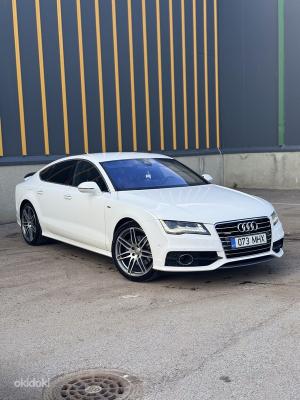 White Audi A7 Sportback 2011 in Narva, with an engine capacity of 0.00 L and mileage of 272 thousand km for 12500 €, photo 13 on AUTOMOTO.COM.LV