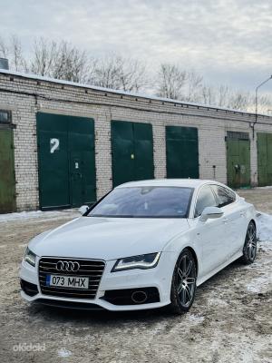 White Audi A7 Sportback 2011 in Narva, with an engine capacity of 0.00 L and mileage of 272 thousand km for 12500 €, photo 16 on AUTOMOTO.COM.LV