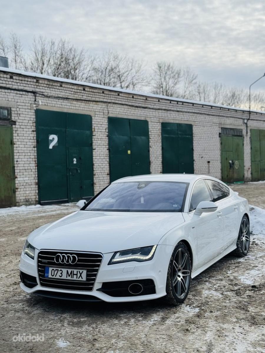 White Audi A7 Sportback 2011 in Narva, with an engine capacity of 0.00 L and mileage of 272 thousand km for 12500 €, photo 16 on AUTOMOTO.COM.LV