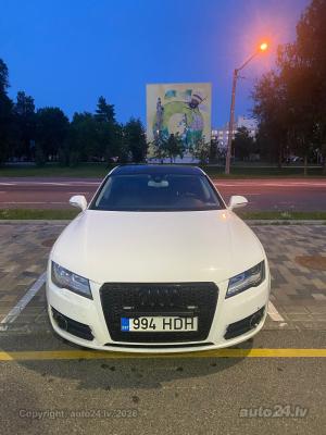 White Audi A7 Sportback 2011 in Tallinn, with an engine capacity of 3.00 L and mileage of 515 thousand km for 8990 €, photo 3 on AUTOMOTO.COM.LV