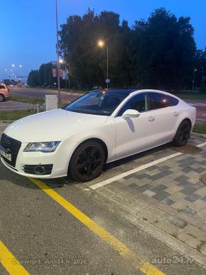 White Audi A7 Sportback 2011 in Tallinn, with an engine capacity of 3.00 L and mileage of 515 thousand km for 8990 €, photo 4 on AUTOMOTO.COM.LV